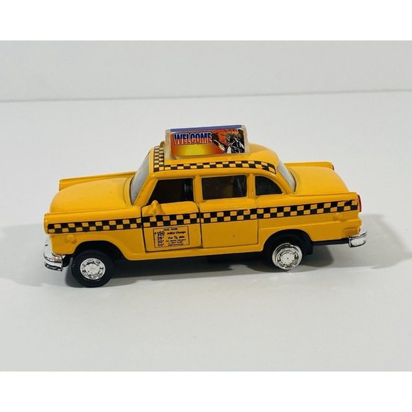 Schylling | Toys | Schylling Yellow Taxi Cab Toy Ny City Diecast Car ...